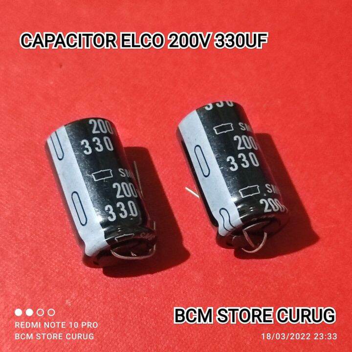 CAPACITOR ELCO 200V 330UF | Lazada Indonesia