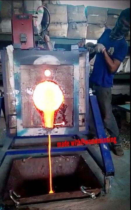 Tungku peleburan logam kapasitas 100 kg logam emas cair | Lazada Indonesia