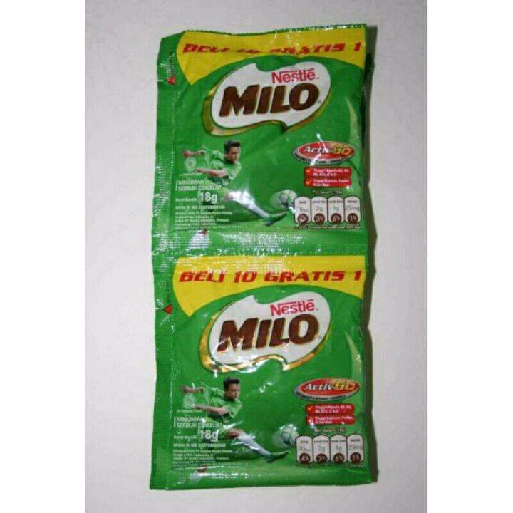 MILO ACTIV-GO BUBUK SASET 1 RENCENG ISI 11 Sachet 22G | Lazada Indonesia
