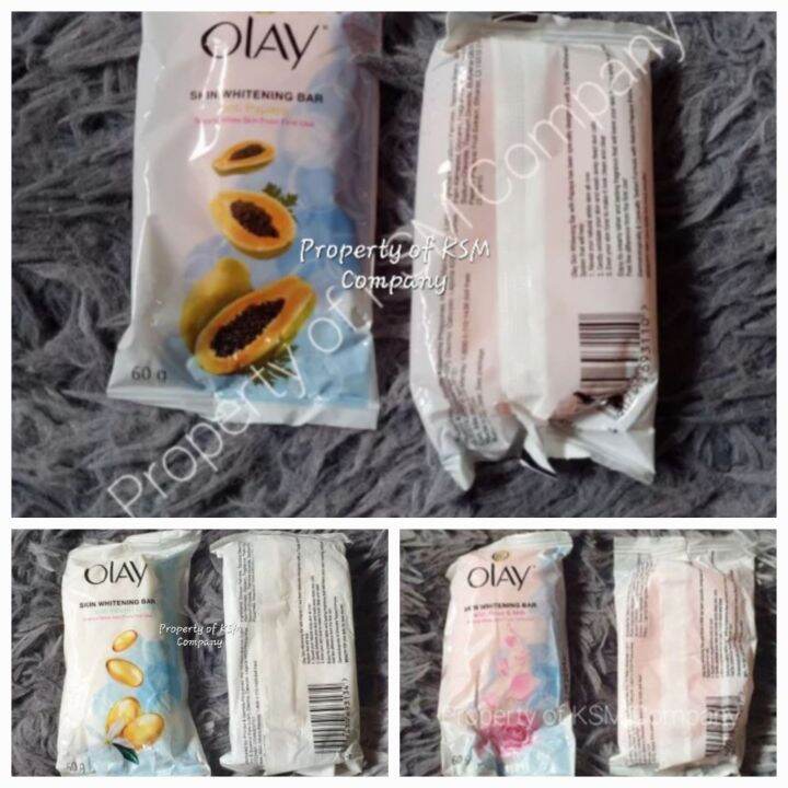 Original Olay Skin Whitening Soap w/Papaya, w/ Rose&Milk & w/ Vitamin C ...