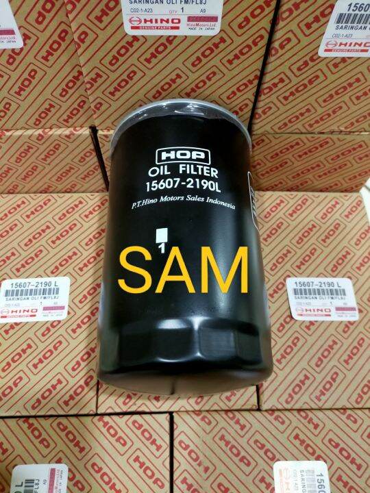 SARINGAN FILTER OLI HINO LOHAN FM260 TI FG235 HINO 500 15607-2190L ...
