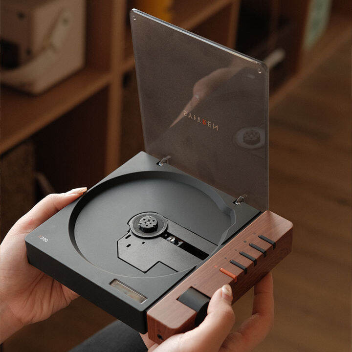 Syitren CD Player Player R300 Retro High Sound Quality Bluetooth ...