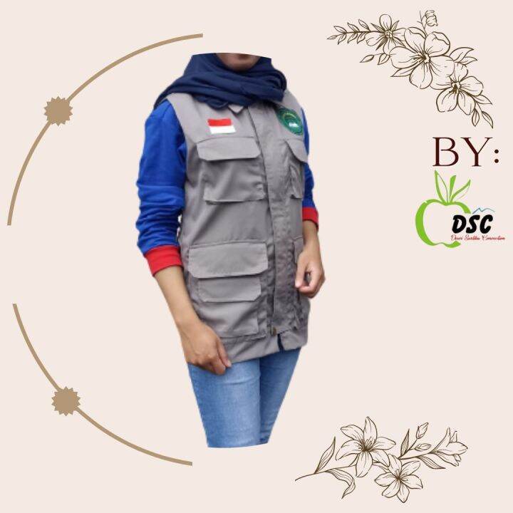 Rompi taktical lapangan Costum logo bordir | Lazada Indonesia