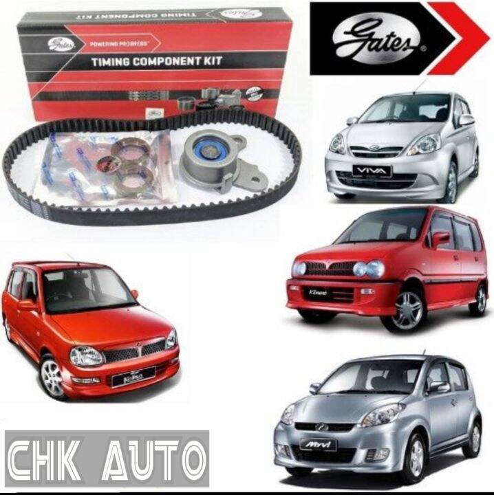 GATES - PERODUA KELISA, KENARI, VIVA 1.0/ 850, MYVI 1.0 - TIMING BELT ...