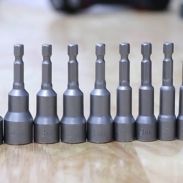 MATA BOR ROOFING 8mm x 65mm Magnetic Screwdriver Bit hex socket ...