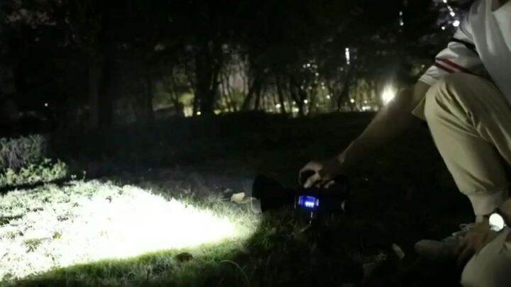 Outdoor high strong light power rechargeable waterproof LED flashlight ...