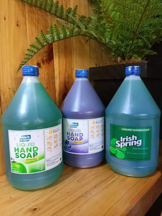 LIQUID HANDSOAP GALLON / Lavander / Green apple / Irish Spring | Lazada PH