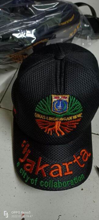 topi logo dinas lingkungan hidup jakarta collaborasi | Lazada Indonesia