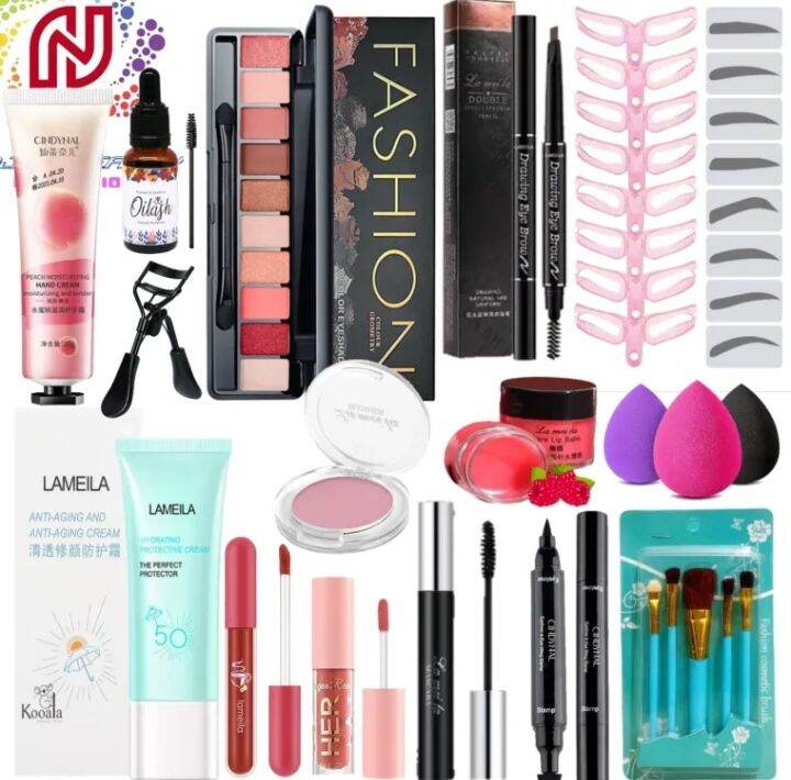 Paket Make Up Lameila 15 In 1 Varian Lengkap Murah Viral /Alat Make Up ... Paket Make Up Lameila 15 In 1 Varian Lengkap Murah Viral /Alat Make Up ...