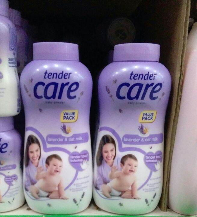 TENDER CARE Hypo-allergenic Baby Powder Lavender & Oat Milk 200g 2's | Lazada PH
