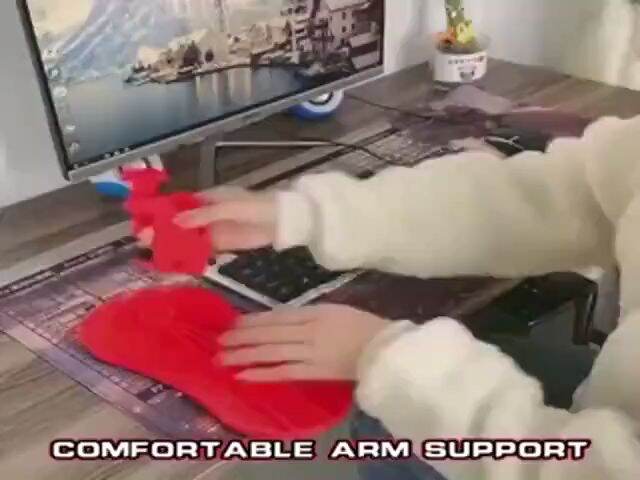 Rotating Computer Ergonomic Arm Rest Pad Adjustable Computer Arm Support Wrist Rest Cushion ...