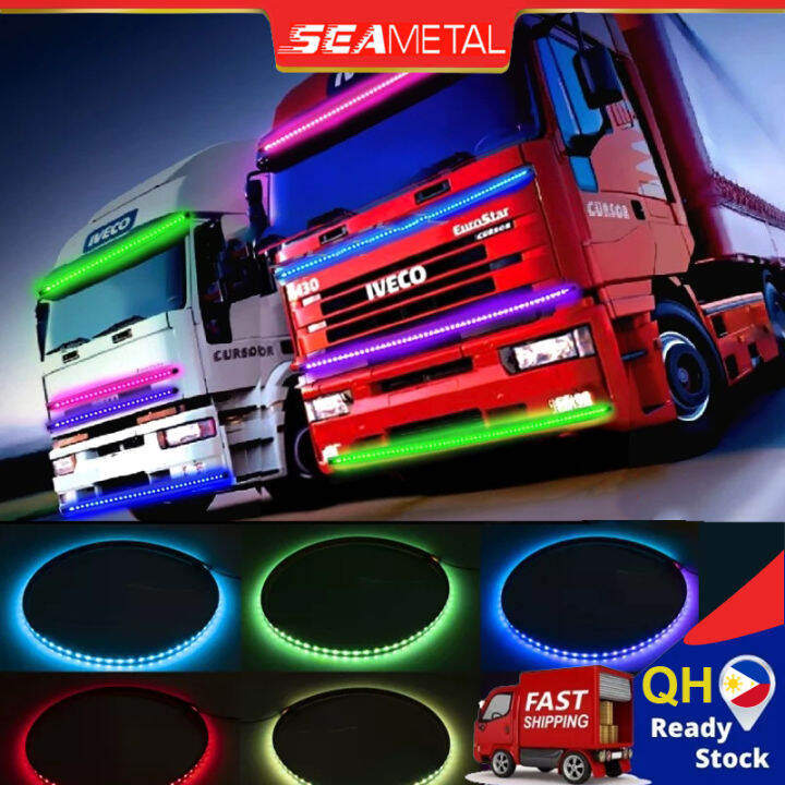 SEAMETAL LED Lights for Car 12V 24V Truck Signal Strobe Blinker Running ...