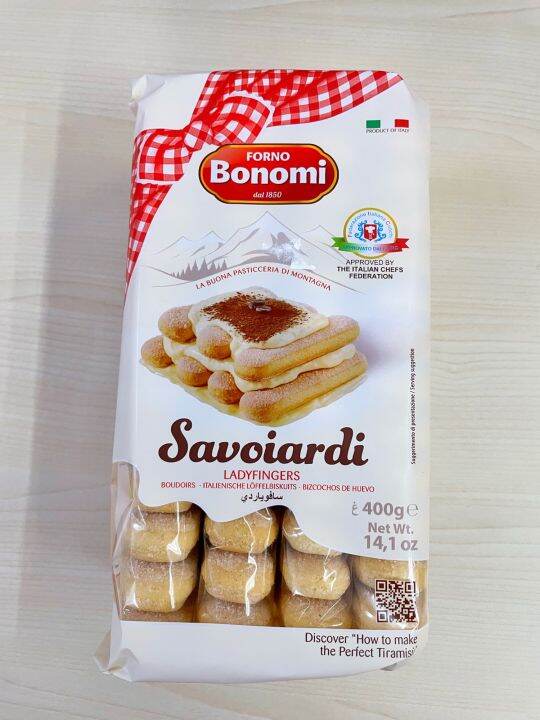 Forno Bonomi Savoiardi | Lady Finger Biscuit | 手指饼干｜400g | Lazada
