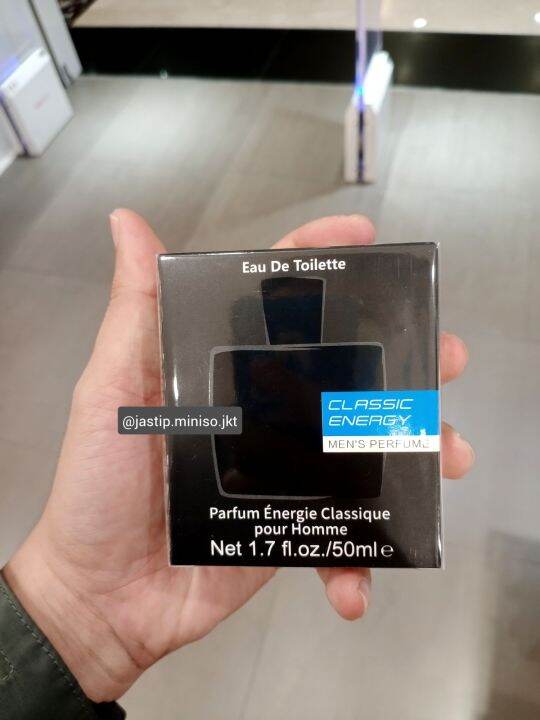 MINISO 🆕 Parfum Cowok EDT CLASSIC ENERGY 50ml | Lazada Indonesia