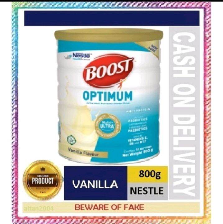 optimum boost 800g vanilla exp jun 2024 COD | Lazada PH