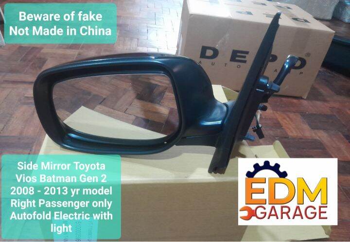 Side Mirror Toyota Vios Batman Gen 2 2008 - 2013 yr model Right ...