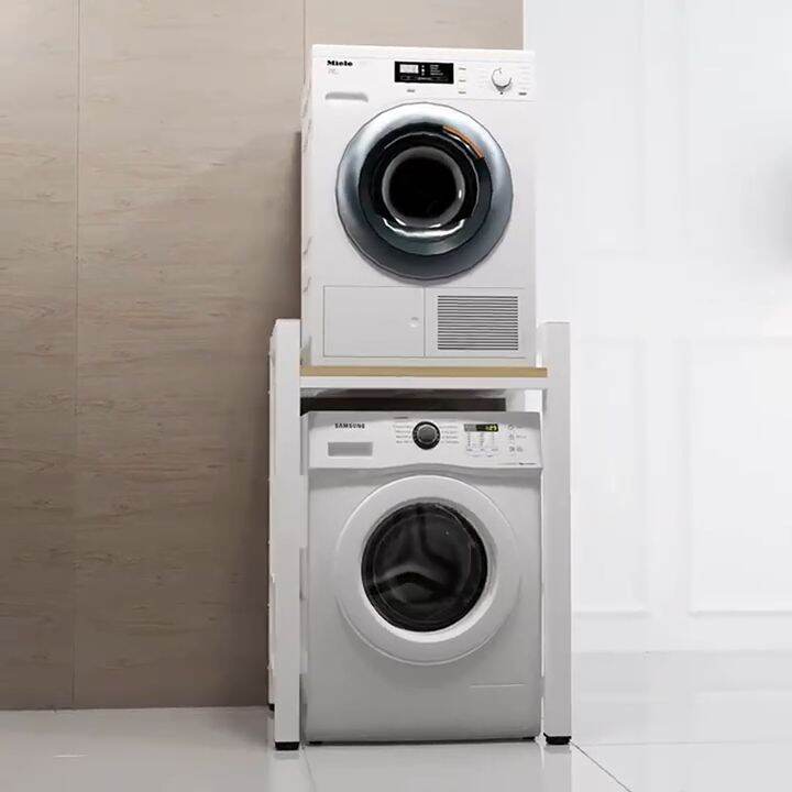 Washing machine rack/dishwasher storage rack/balcony double dryer ...