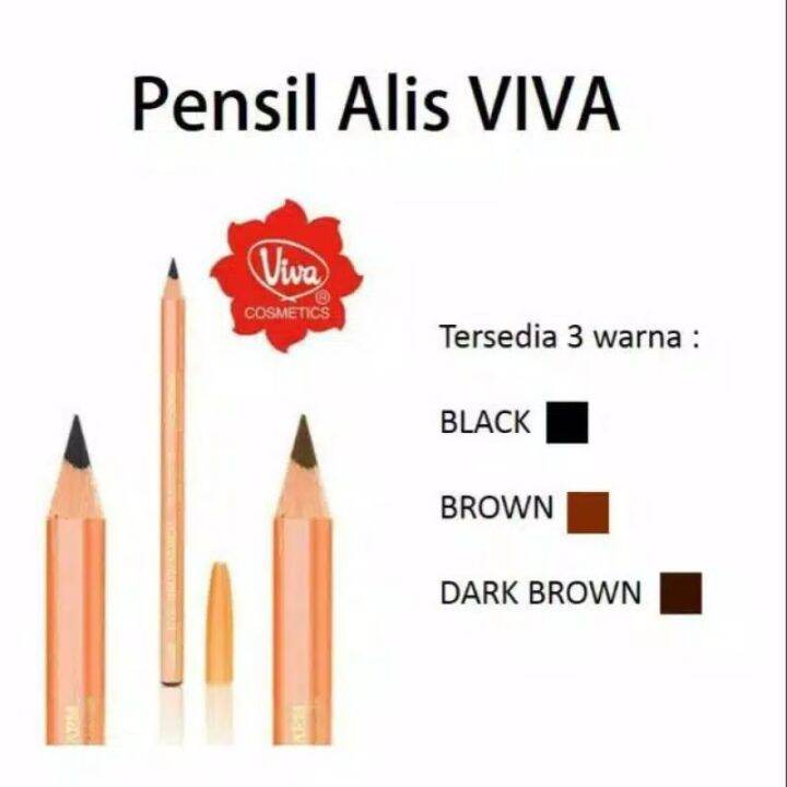 Viva Original PENSIL ALIS DARK BROWN HITAM | Lazada Indonesia