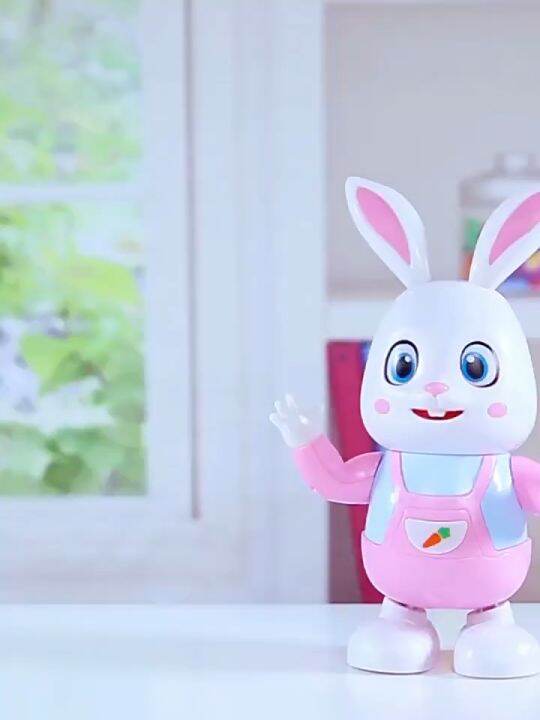 Children's Simulation Dance Rabbit Toys Singing Dance Rabbit Robot Baby ...