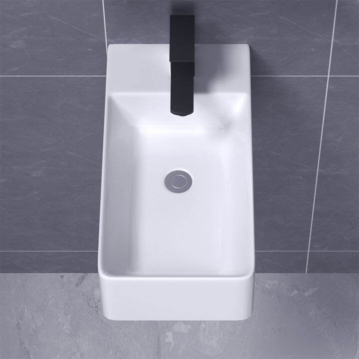 Small Apartment Wall-Mounted Wash Basin Bathroom Balcony Corner Mini ...