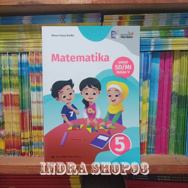 Buku Matematika Kelas 5 SD Kurikulum Merdeka Erlangga | Lazada Indonesia