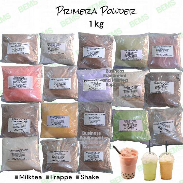 PRIMERA flavor powder for milktea shake and frappe 1kg | Lazada PH