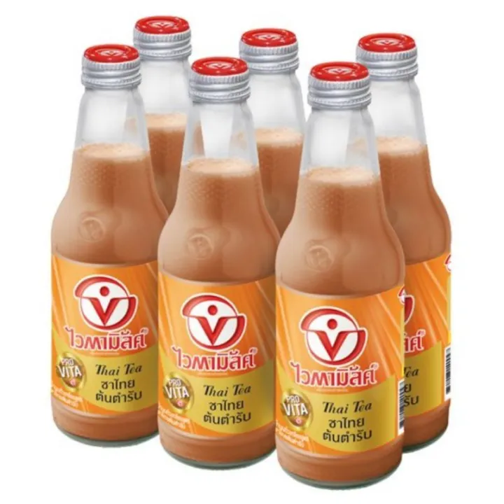 VITAMILK DOUBLE BLACK SESAME /THAI TEA/SOY MILK 💯 HALAL ORIGINAL Thailand | Lazada