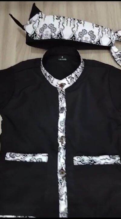 Set pangsi tradisional lengkap dodot cindai beskap batik putih tut wuri ...