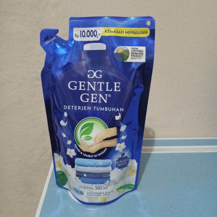 Gentle gen Deterjen cair Pouch 360ml | Lazada Indonesia