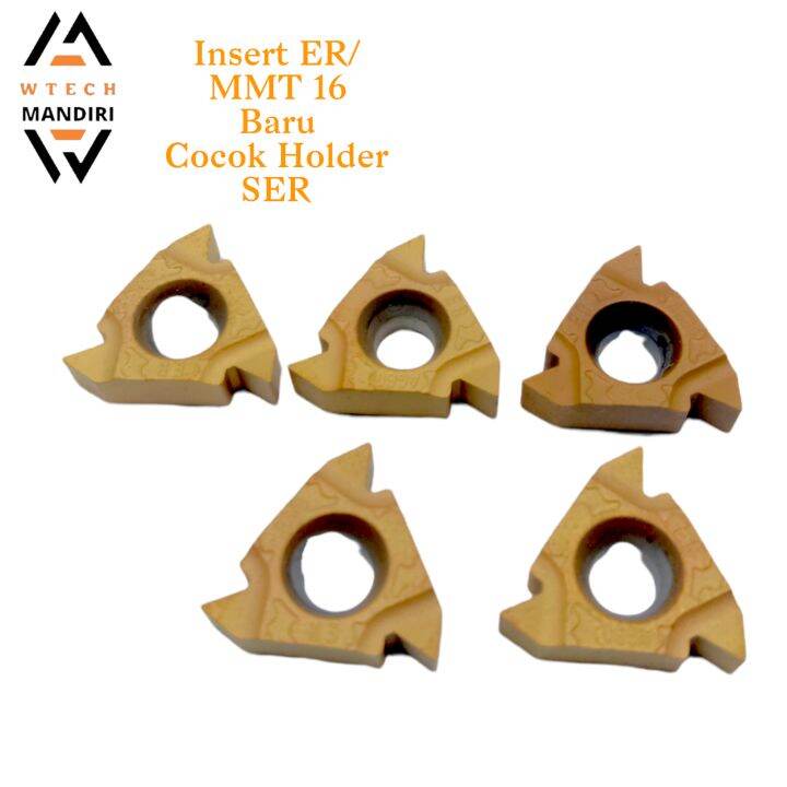 16 ER Insert Luar ER16 Insert MMT ER Pahat Bubut Ulir Mata Bubut Luar ...