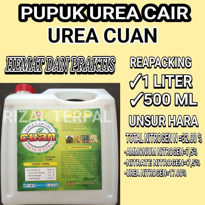 Pupuk Urea Cair Cuan Reapacking Kemasan 500 ML dan 1 Liter | Lazada Indonesia