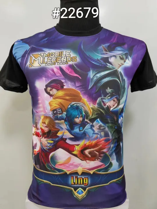 New Mobile Legend Ling Assorted Color T-Shirt(unisex) | Lazada PH