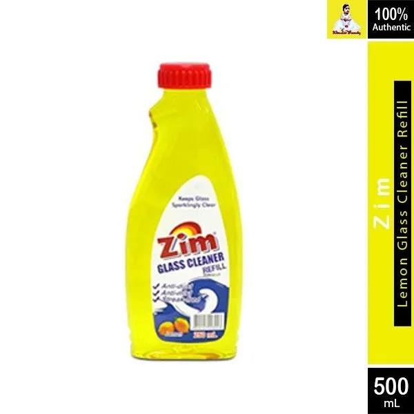 Zim Glass Cleaner Refill 500mL Lemon Yellow | Lazada PH