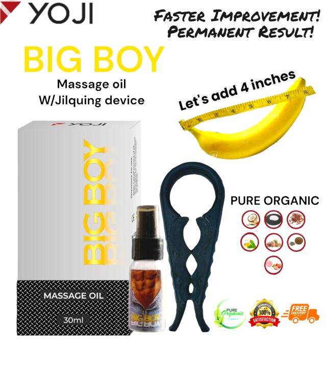 Bigboy Massage Oil Penis Enlarger for men Better Than Brusko,TitanGel,DakkuSpray and Maca Coffee ...