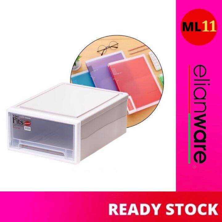ELIANWARE Signature Stackable Drawer Organizer Storage Box E-642 | Lazada