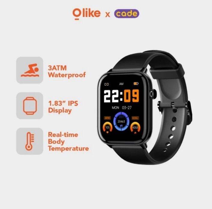 OLIKE W12S Smartwatch Original Anti Air GPS touch control | Lazada ...