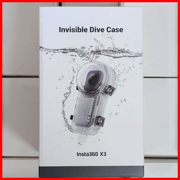 Invisible Dive Case For Insta360 X3 Waterproof Case 360-degree One X3 Underwater Housing ...