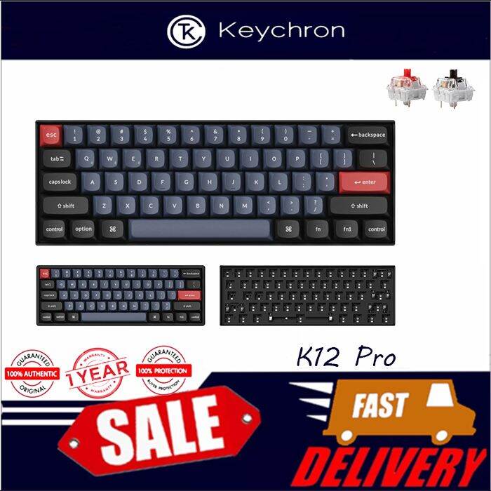 Keychron K12 Pro QMK/VIA Wireless RGB Mechanical Keyboard | Lazada PH