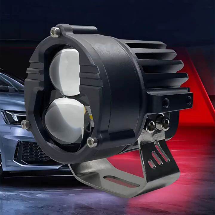 2PCS Motorcycle Mini Driving Light Set LED Spotlight Car Top Light Off ...