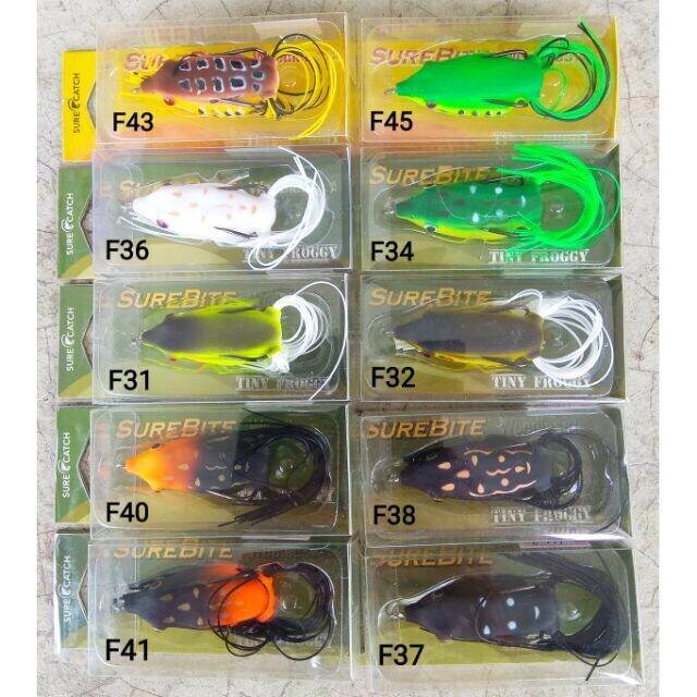 SureCatch Surebite Weedless Plug Series Tiny Frog Froggy Lure | Lazada