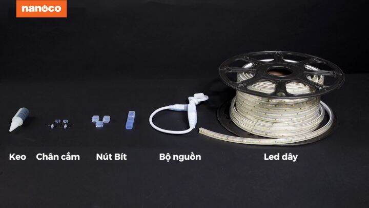 Đèn led dây ngoài trời Nanoco - 120 chip led/m | Lazada.vn