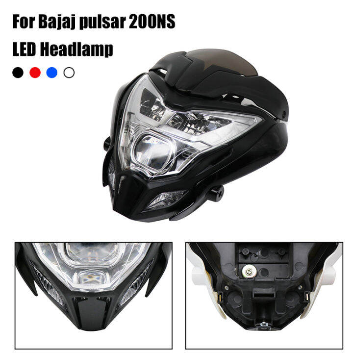Motorcycle LED/Halogen Bulb Headlight Fit for PULSAR150 PULSAR200 Front Headlight Headlamp ...