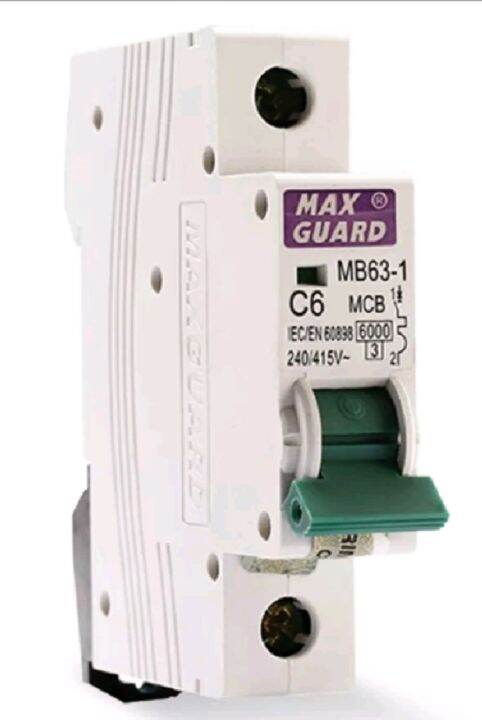 maxguard 1p mcb 6A | Lazada