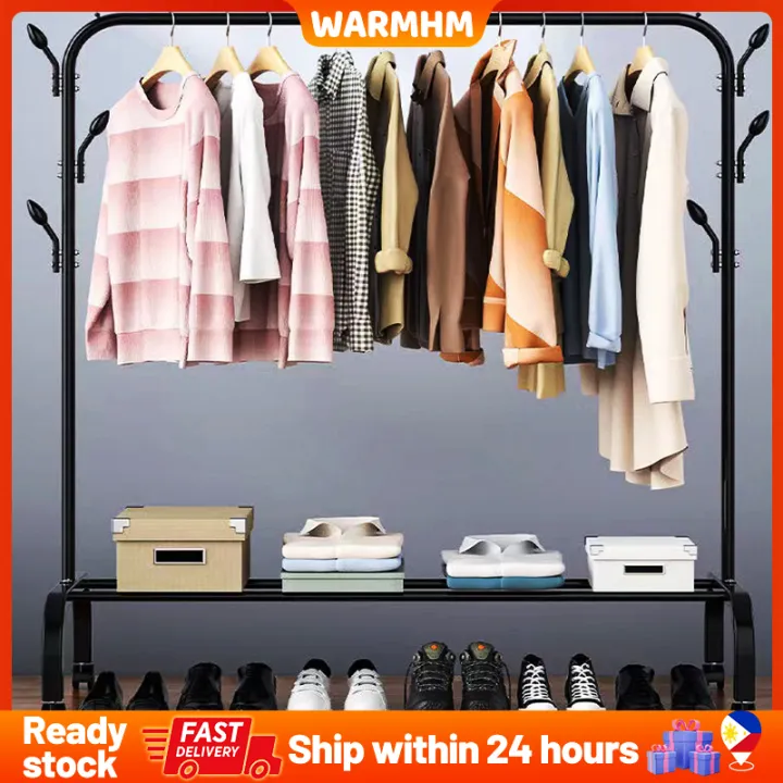 Balcony Drying Rack Open Wardrobe Folding Clothes Three-In-One Clothes ...