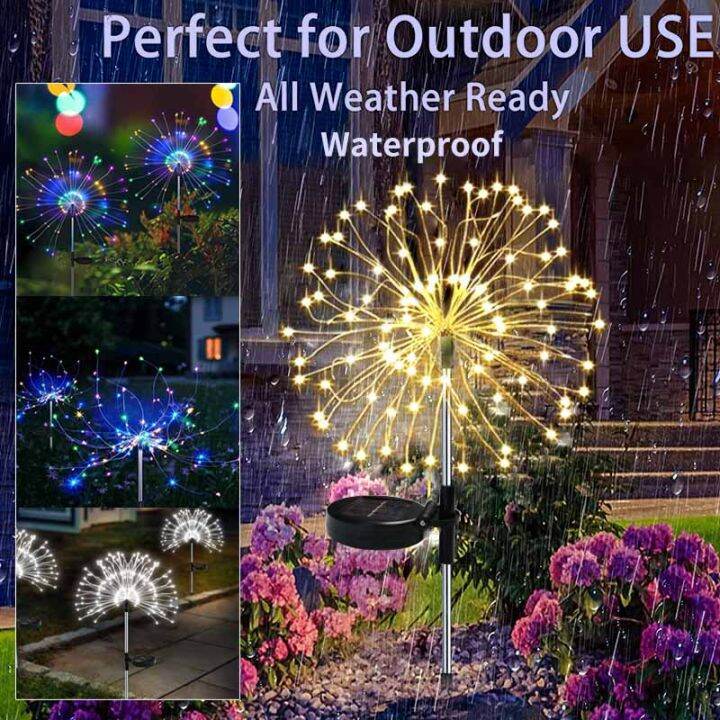 【Lifefree】โคมไฟตกแต่ง เซลล์แสงอาทิตย์ ไฟต้นไม้ รูปดอกไม้ ขลุ่ยไม้ปลอม ...