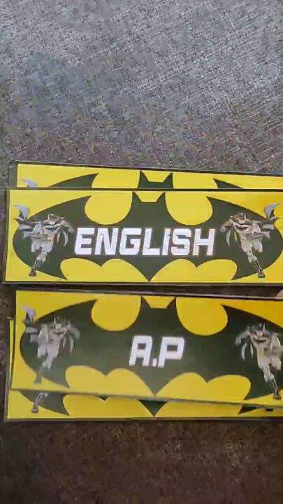 BATMAN SUBJECT LABEL, LABEL STICKERS | Lazada PH