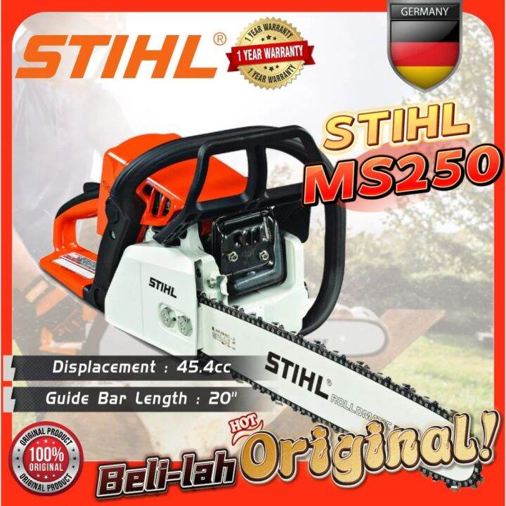 STIHL GERMANY MS250 20" Chain Saw 100% Original Mesin Potong Pokok(GERMANY) | Lazada