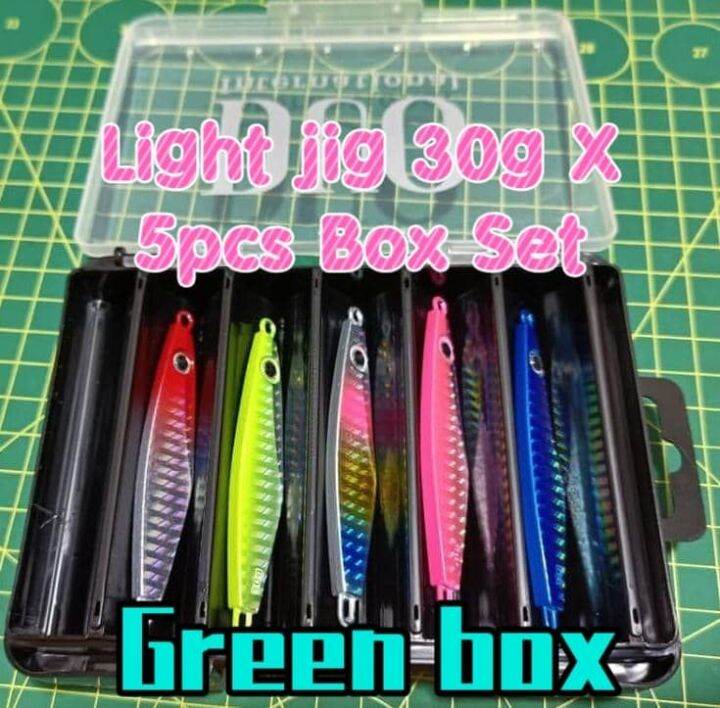 Duo Lure box tackle box and Light jig 21g and 30g set | Lazada