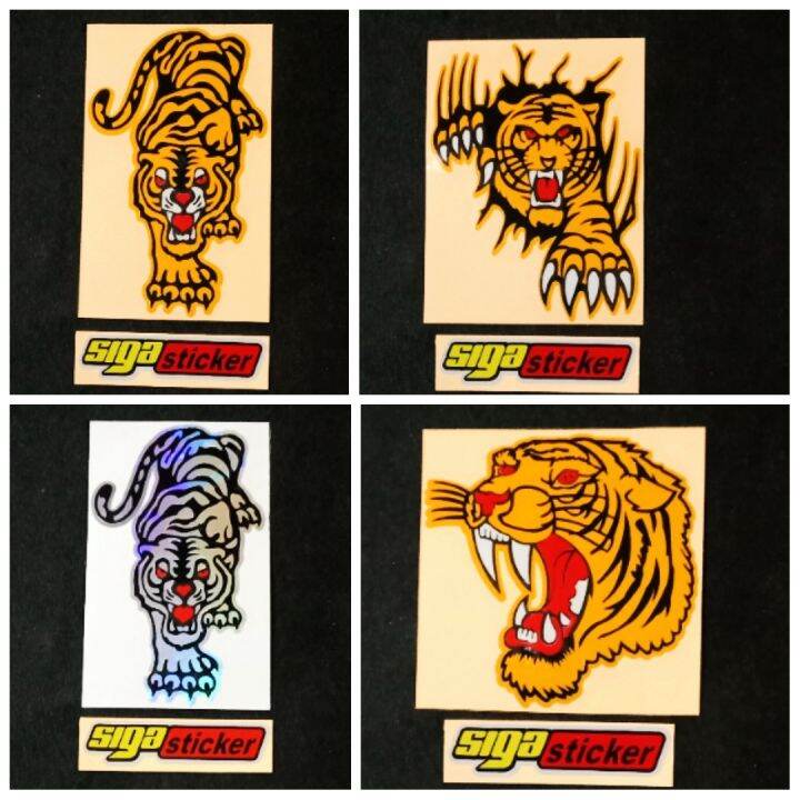 Stiker HARIMAU STICKER MACAN CUTTING Sticker variasi asesoris motor ...