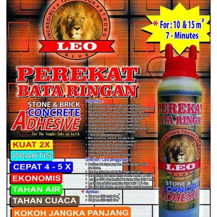 Lem Perekat Bata Ringan Leo 5203 900gr | Lazada Indonesia